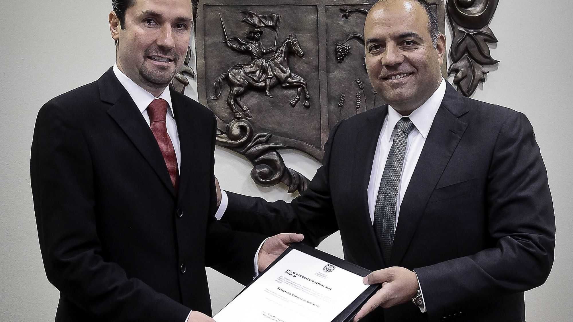 Designa Loyola a Gustavo Zepeda Secretario de Gobierno, en Querét...