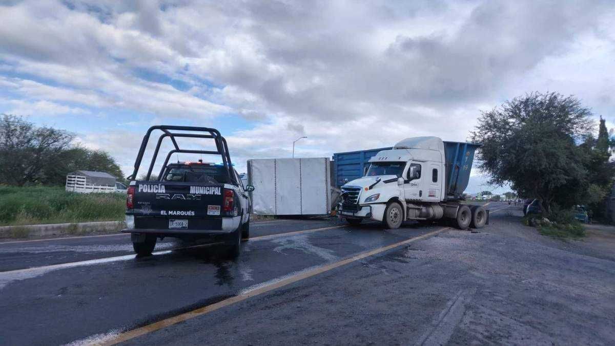 SSPM El Marqués atiende accidente en Carretera 500
